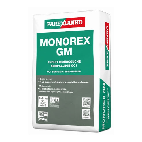 Parex MONOREX GM: Breathable scraped render for Concrete & Masonry ...